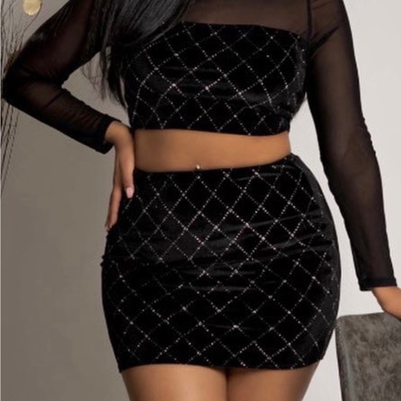 Fashion Nova | Dresses | Black Matching Set From Fashion Nova Amazing ...